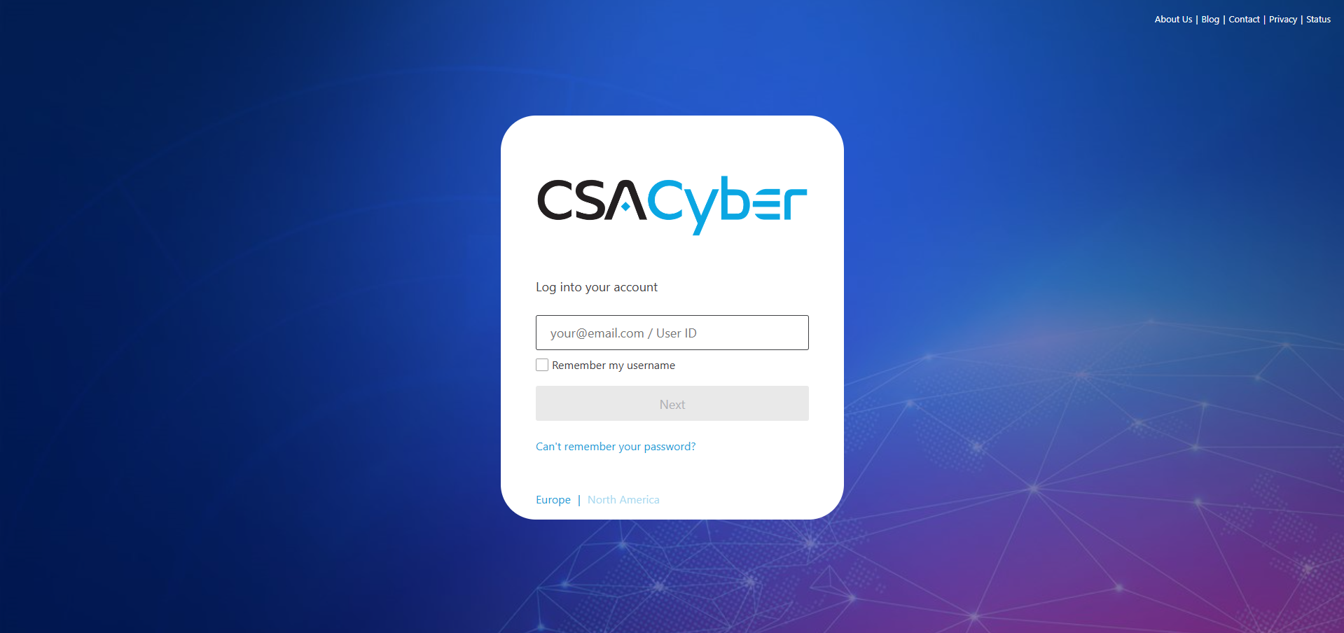 Customer Login